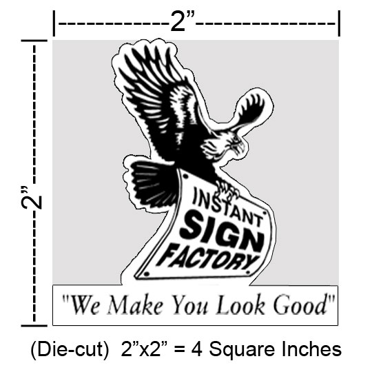 Die Cut / Custom Cut Decals - Instant Sign Factory