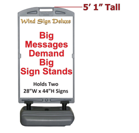 Plasticade Wind Sign Quick Change - Instant Sign Factory