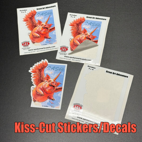 On Demand Kiss-Cut Stickers/Decals - Instant Sign Factory